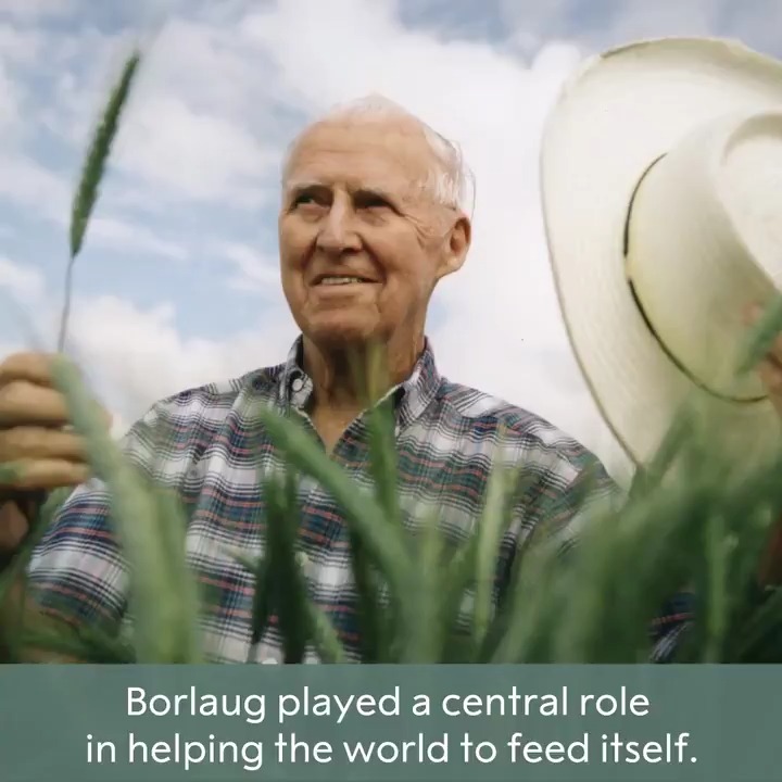 The Nobel Prize on Twitter: "'The founder of the Green Revolution ...