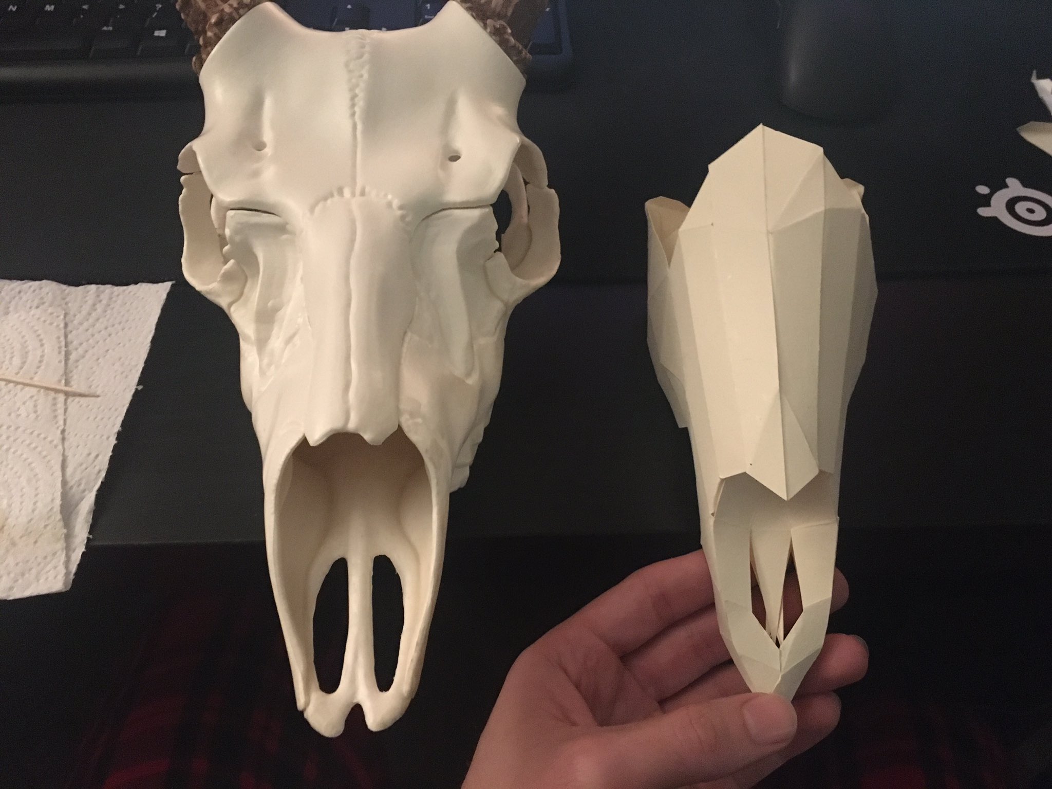 How To Make A Deer Skull Mask