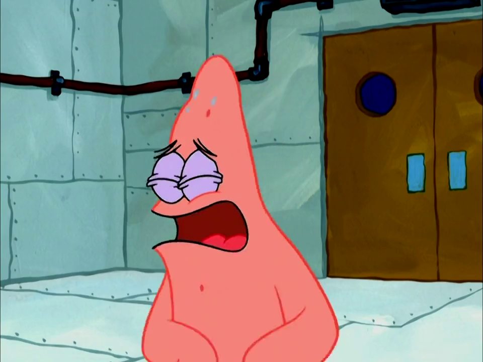 Patrick Star Thinking Gif
