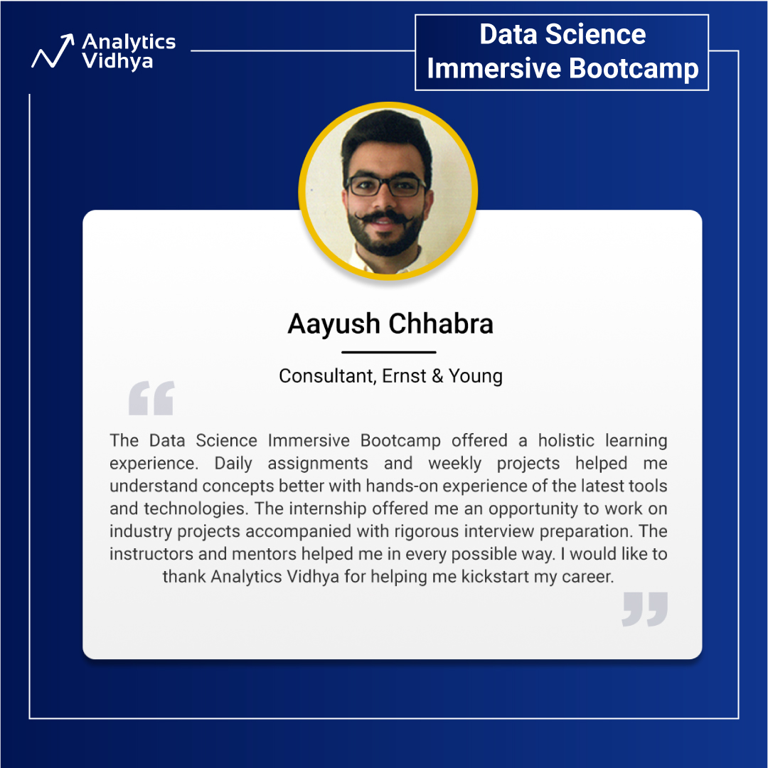 Analytics Vidhya on Twitter: "Head over to https://t.co/hevbF7HbsI if you are keen on pursuing a ...