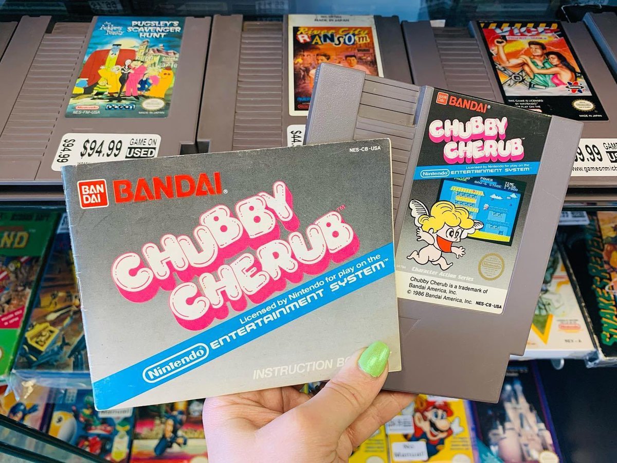 Chubby Cherub by Bandai for the NES - Rare - munimoro.gob.pe