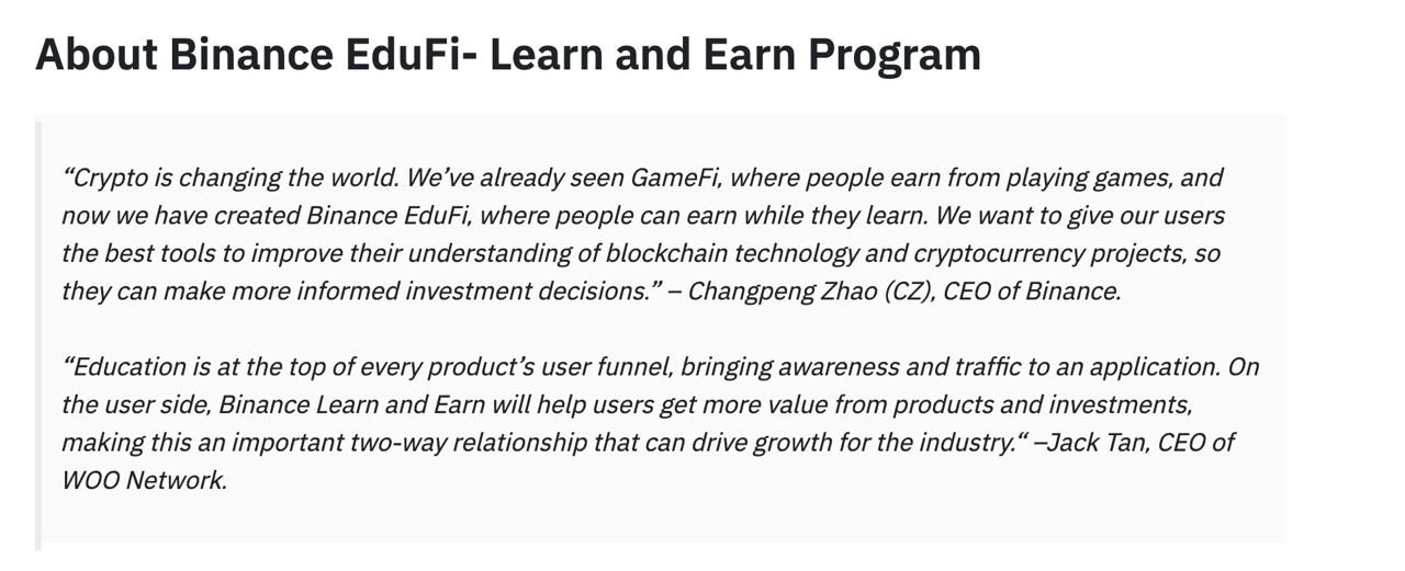 WOO Network on Twitter: "Glad to have WOO Network’s very own @bitManna included in Binance’s ...