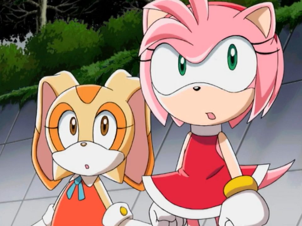 Amy Rose And Cream Sonic X