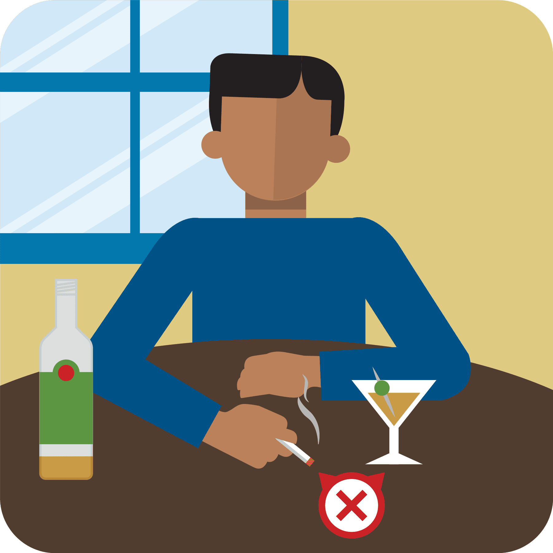 Cigarettes And Alcohol Clipart