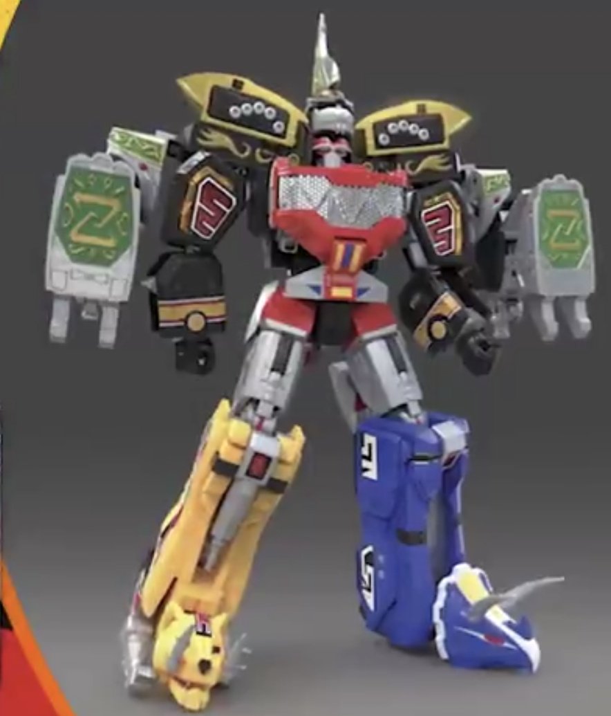 Mighty Morphin Power Rangers Megazord And Dragonzord