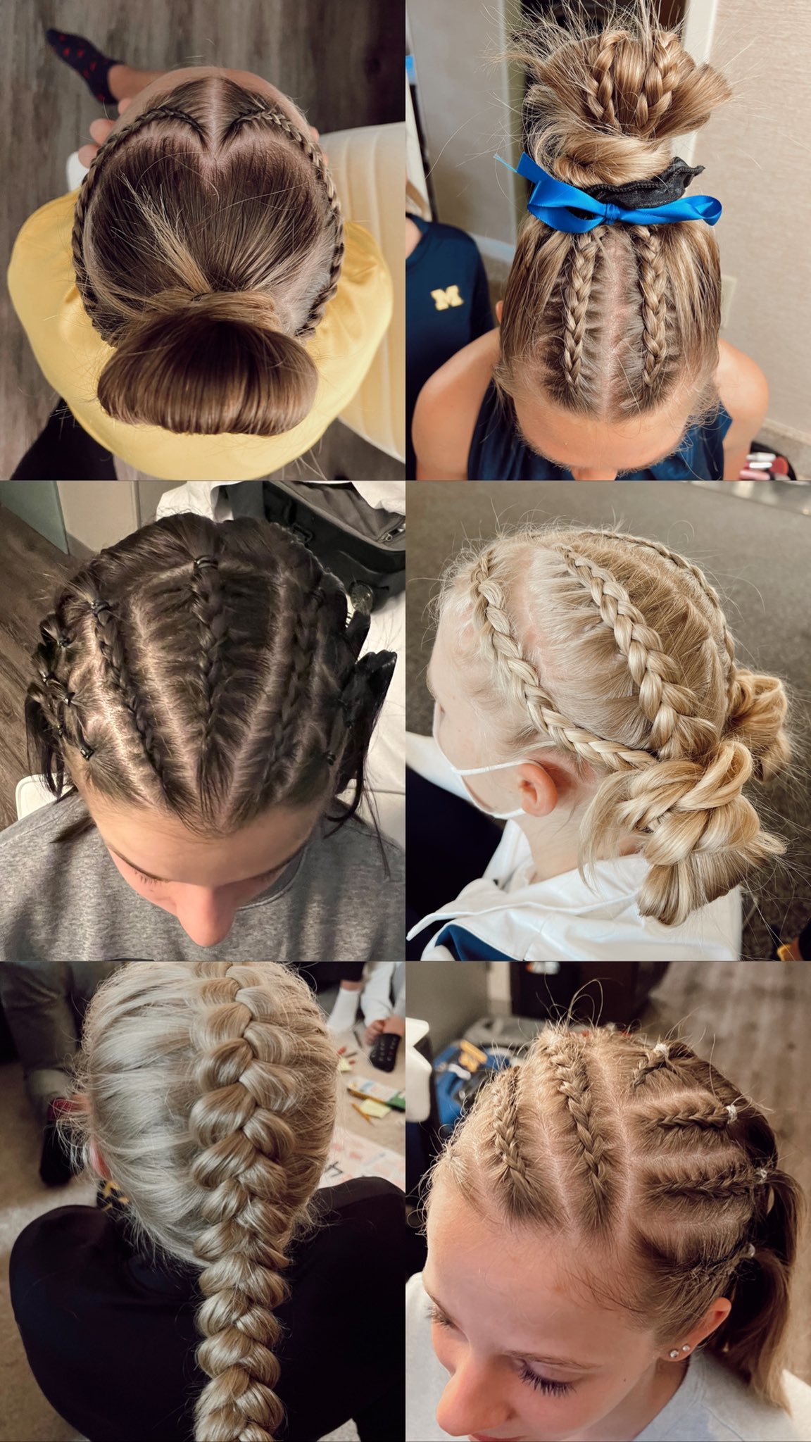 Gymnastics Competition Hairstyles