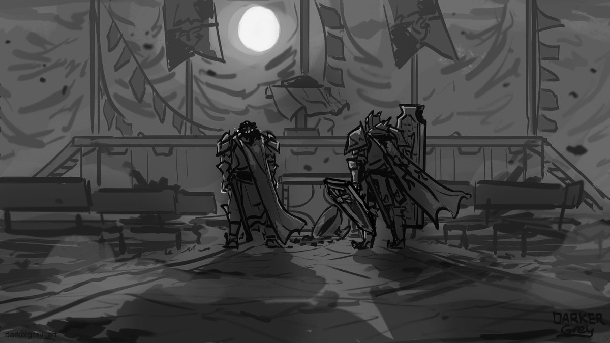 Seelah Appreciation Art [1-4] Standing beside Seelah to face the Abyss ...