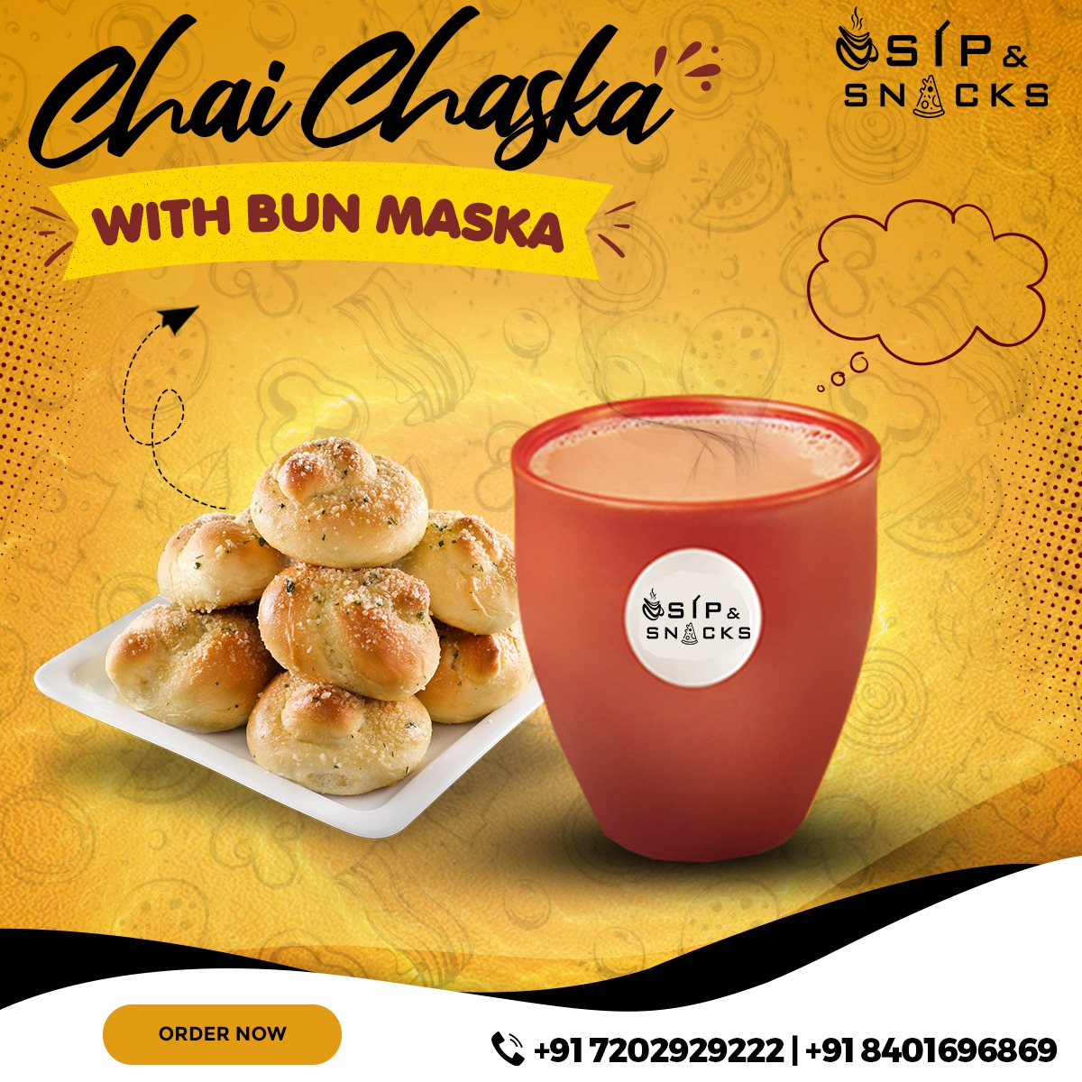 Sip and Snacks on Twitter: "A buttery delight to make your tea time extra special - Chai Chaska ...