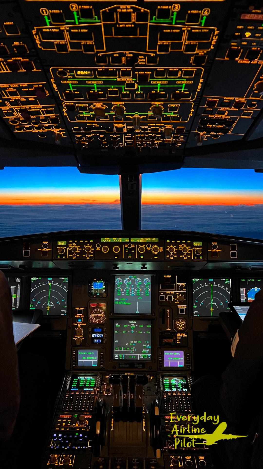 Airbus A320 Cockpit Wallpaper