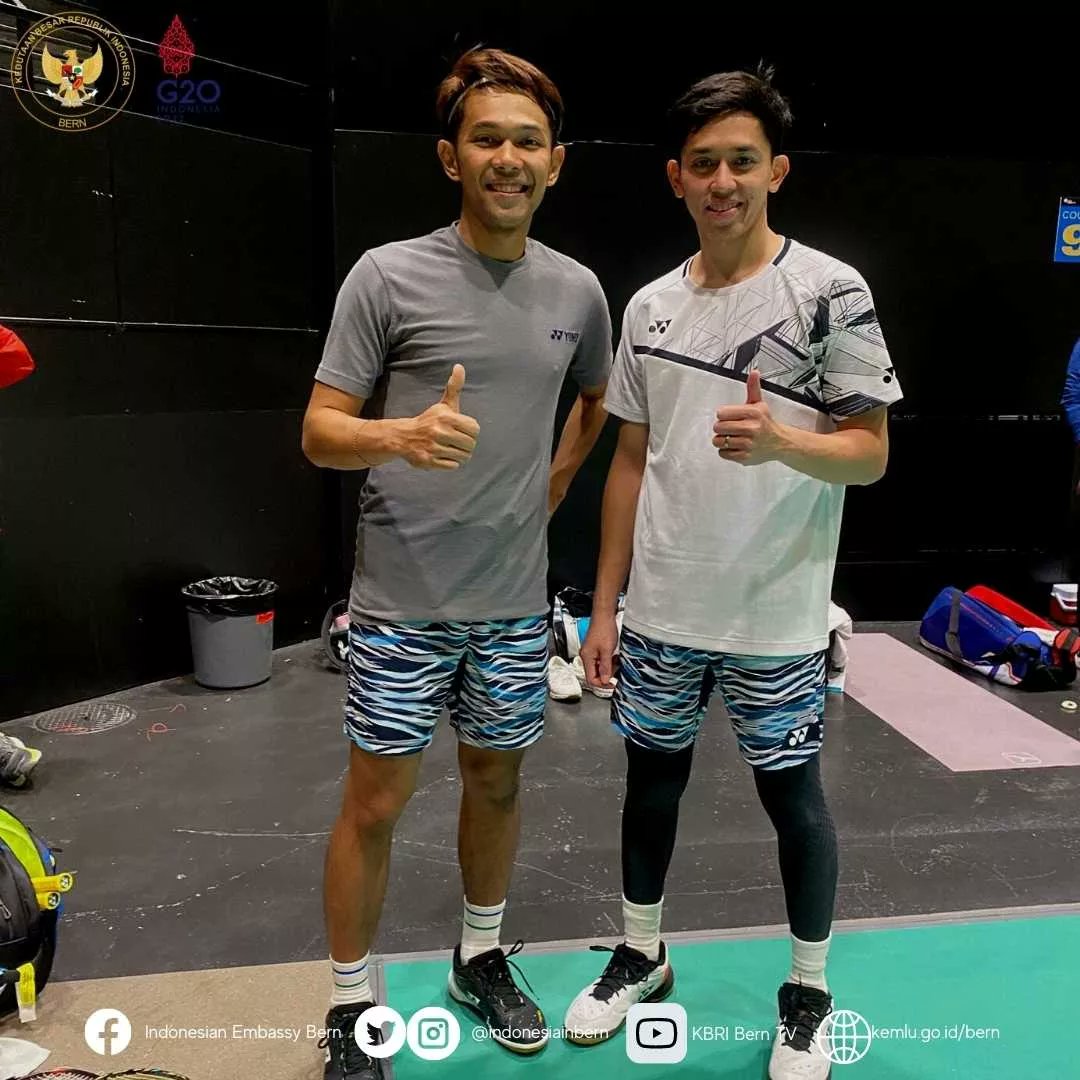 Indonesian Embassy Bern on Twitter: "dan ganda putra Fajar Alfian Muhammad Rian Ardianto dan ...