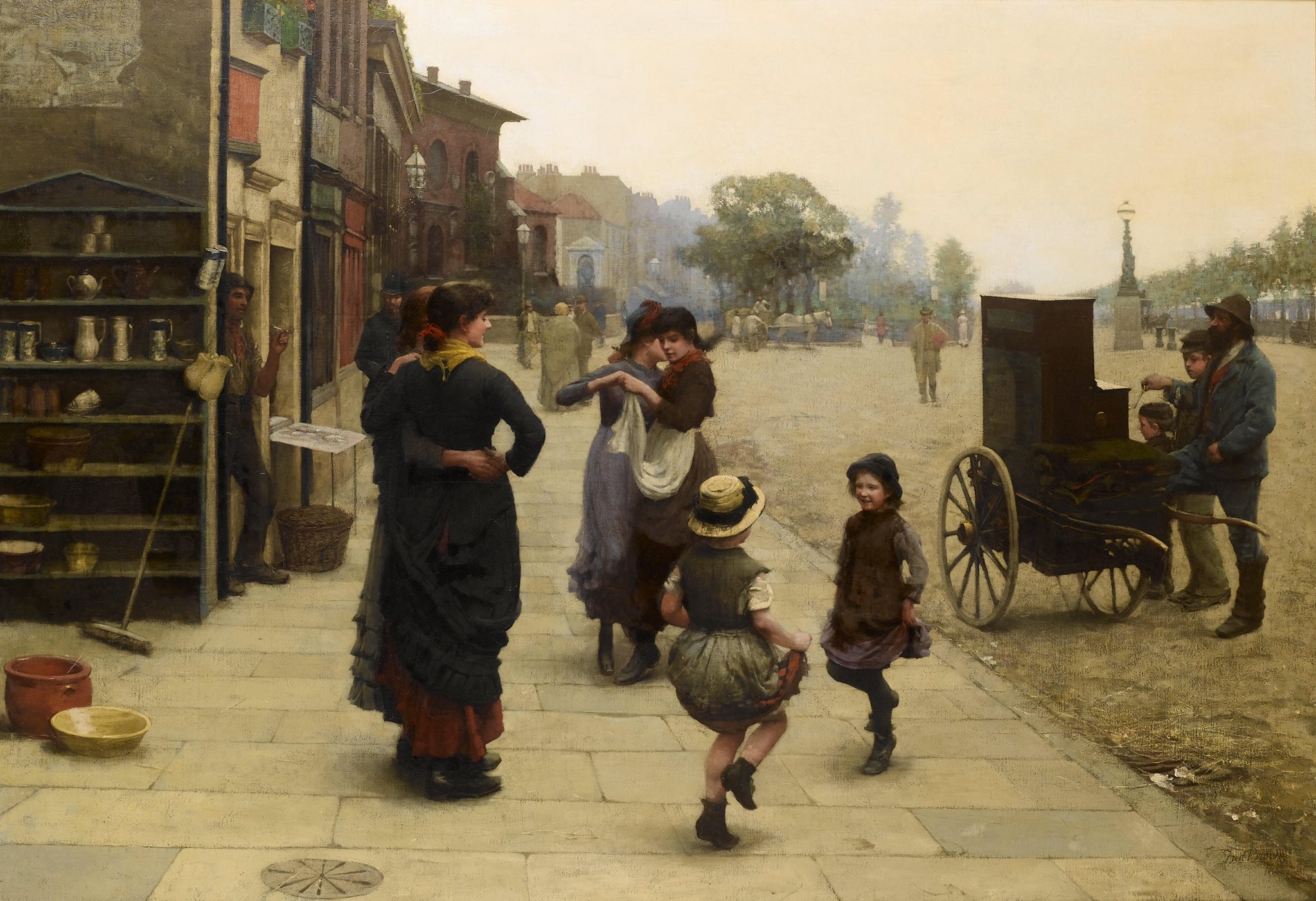 Historia del Arte on Twitter: "“Baile improvisado” es una obra del pintor académico británico ...