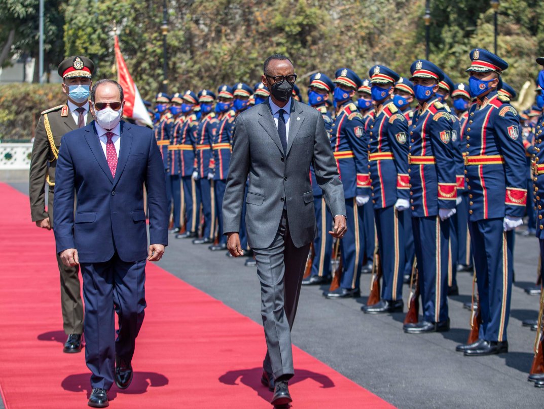 Presidency | Rwanda on Twitter: "Today, President Abdel Fattah Al-Sisi of Egypt welcomes ...