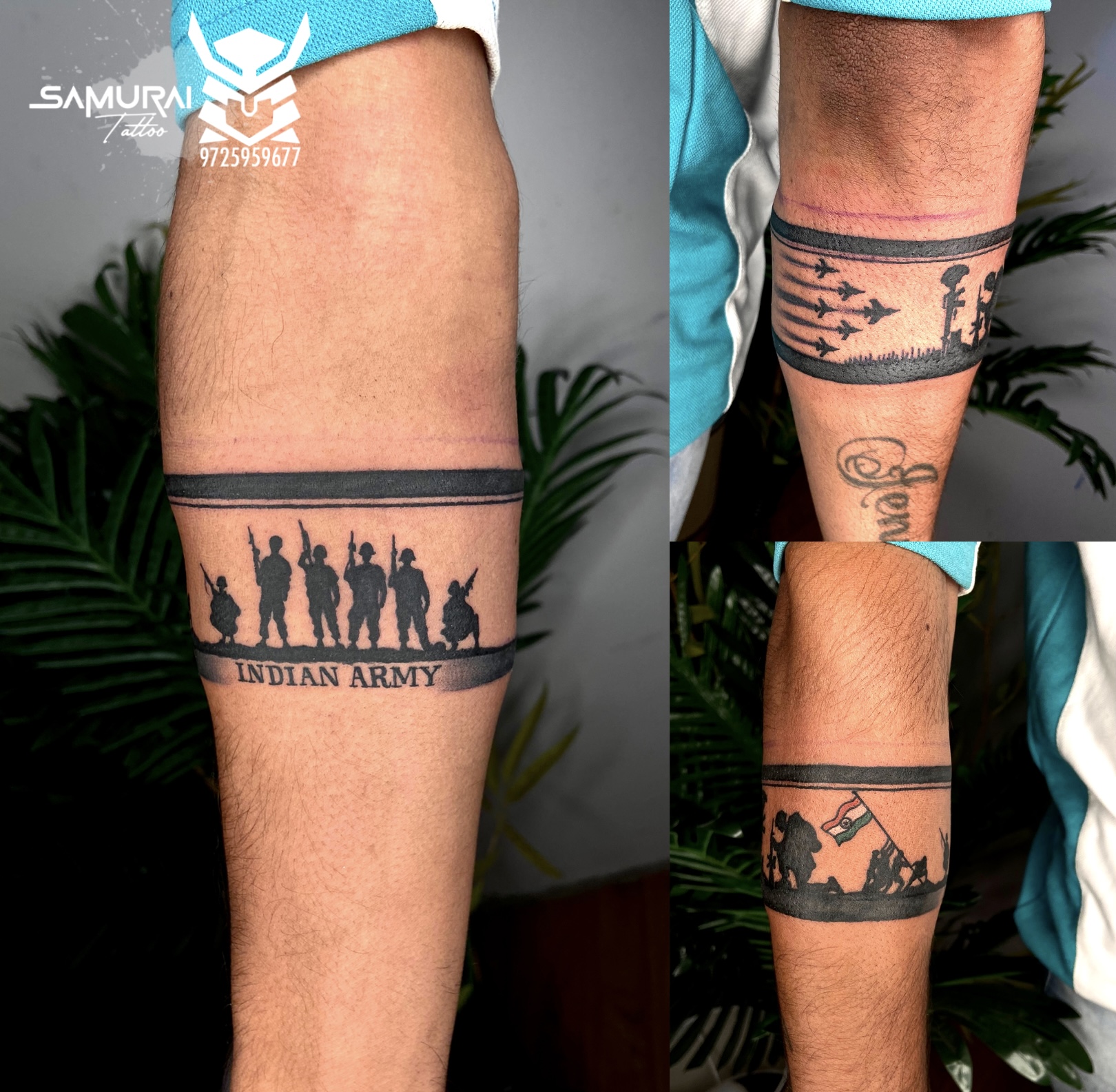 Native American Forearm Band Tattoos For Men