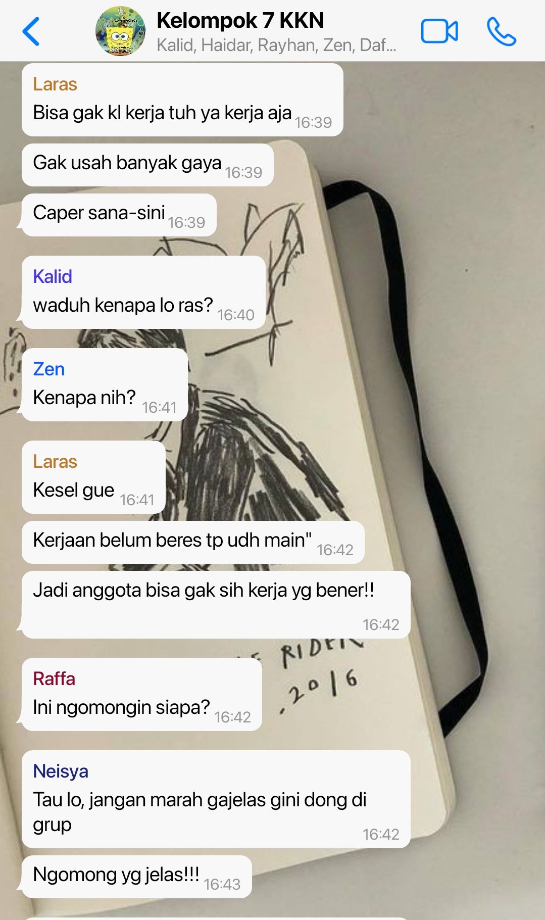 pukat on Twitter: "156. 📒; dibaca pelan-pelan part Amara-Laras berantem ini. https://t.co ...