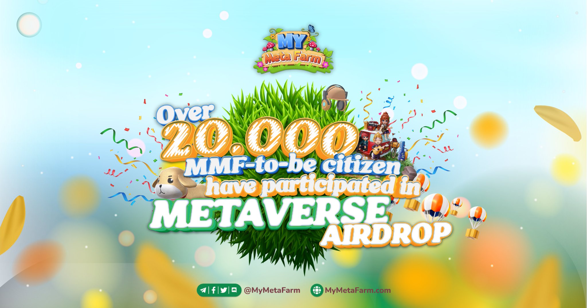 My Meta Farm on Twitter: "What an amazing Saturday ️🎉 Over 20.000 participants have entered the ...