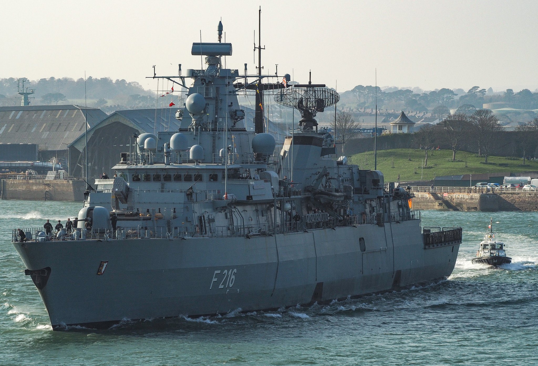 WarshipCam on Twitter: "German Navy Brandenburg-class frigate FGS Schleswig-Holstein (F216 ...