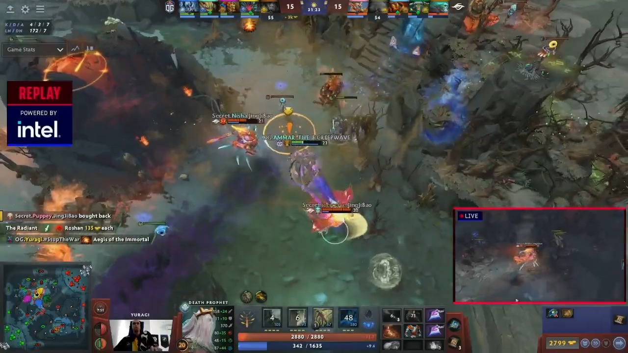 DreamHack Dota on Twitter: "Watch this LAST SECOND sunder by @Yuragii1 with the @IntelGaming ...