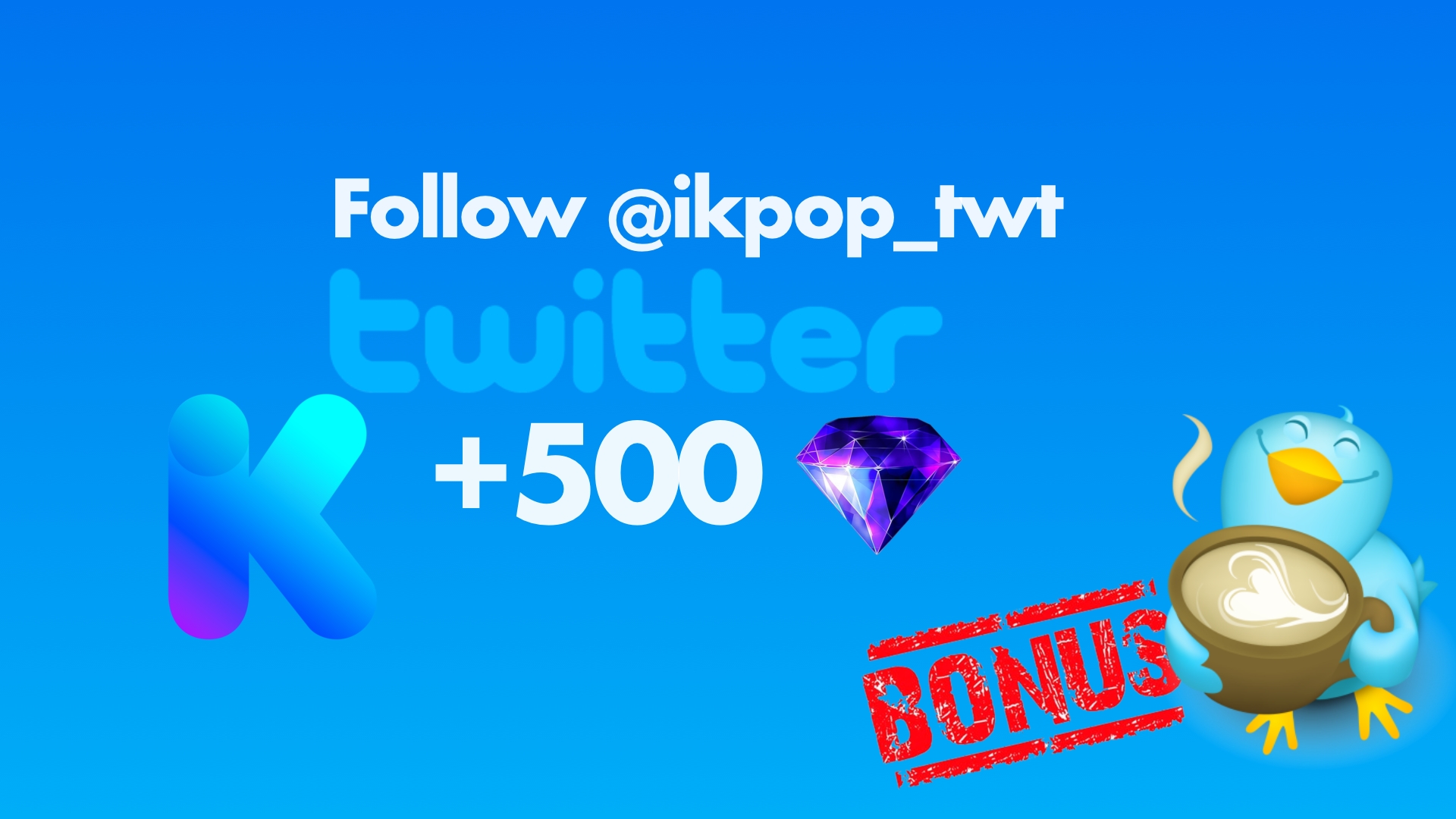 iKPOP 💎 on Twitter: "+500 Amethysts for following #iKPOP. The Followers can get 10 - 100 💎 after ...