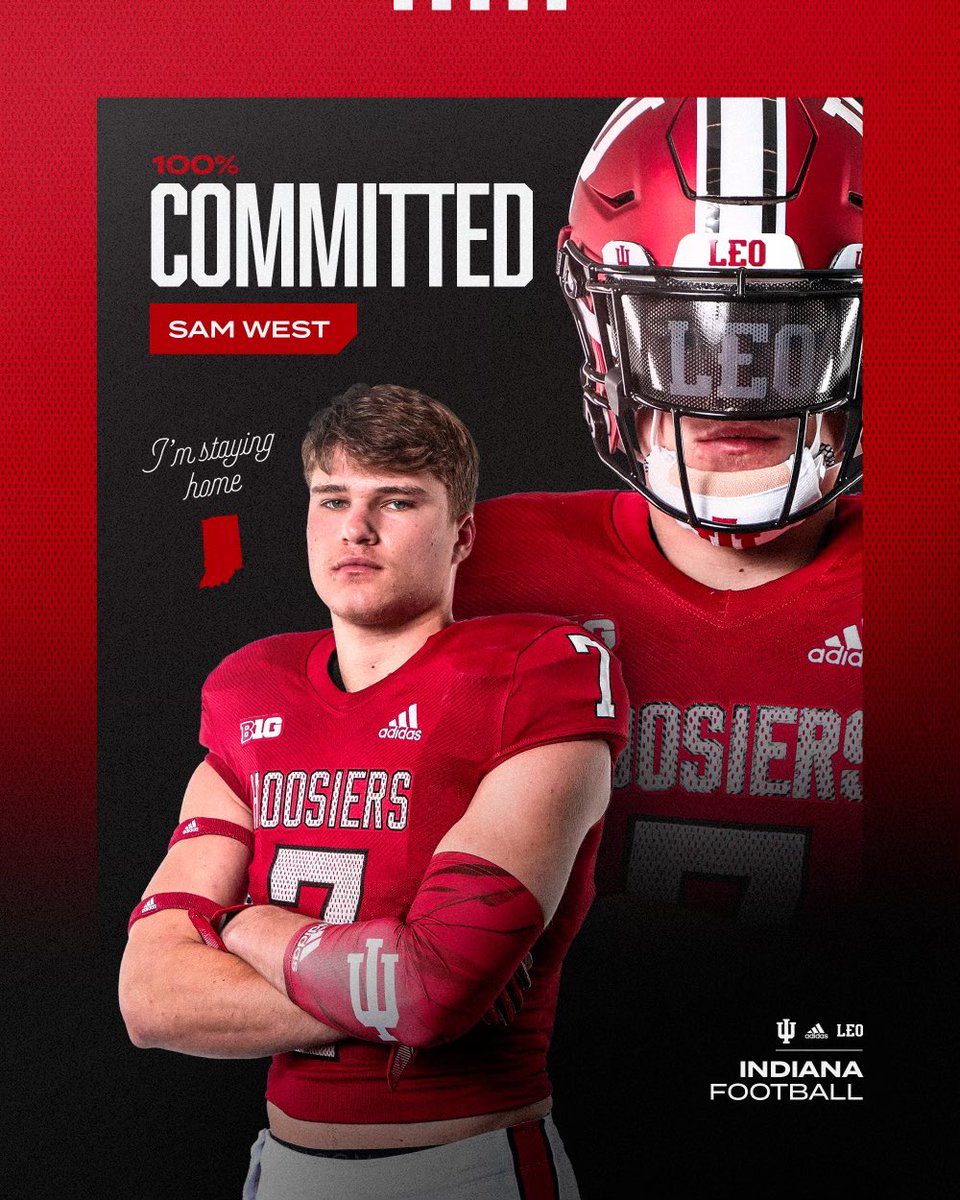 2023 3* TE Sam West commits to Indiana : r/CFB