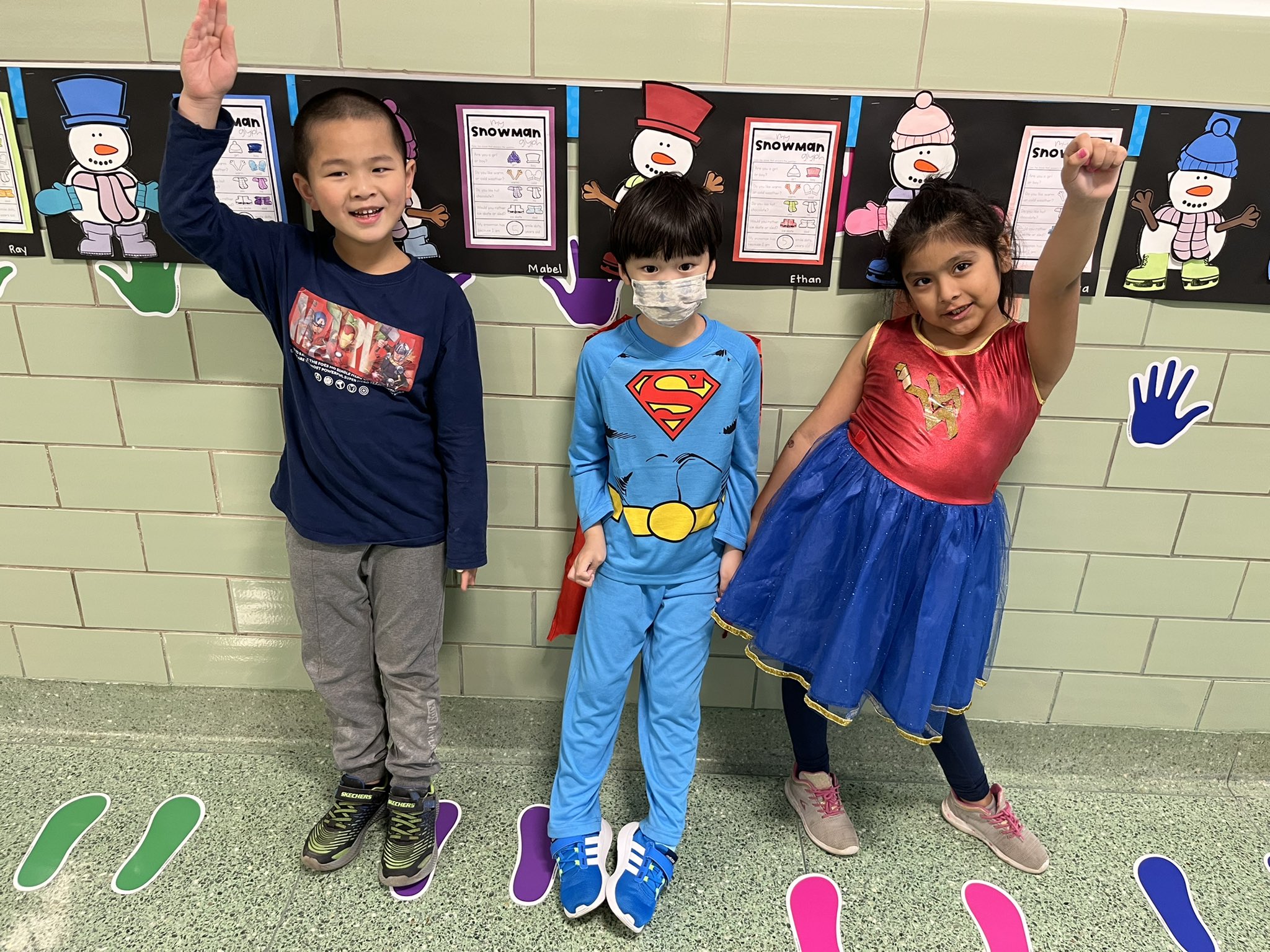 Superhero Doing Good Deeds