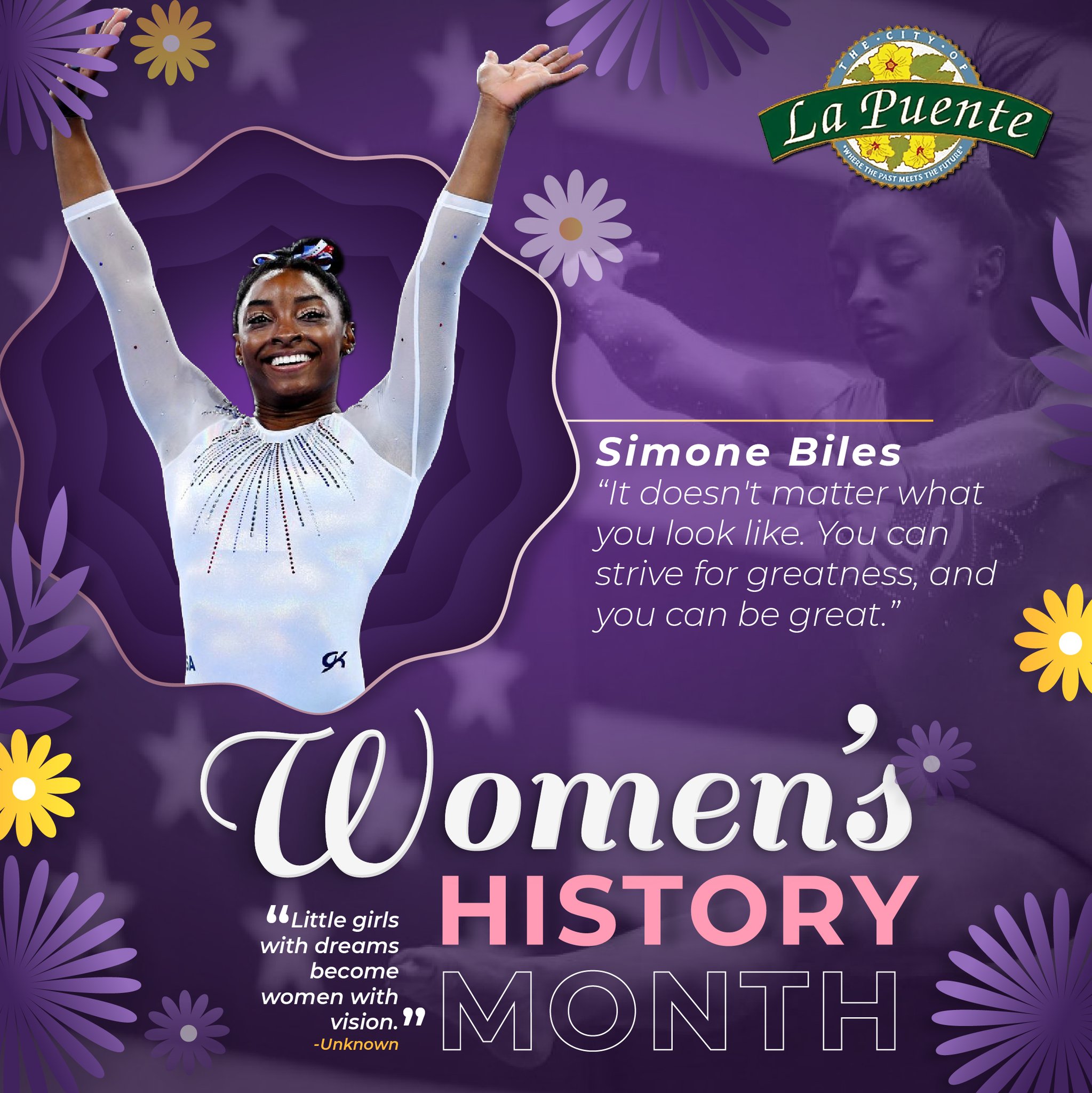 City of La Puente on Twitter: "Simone Arianne Biles is an American ...