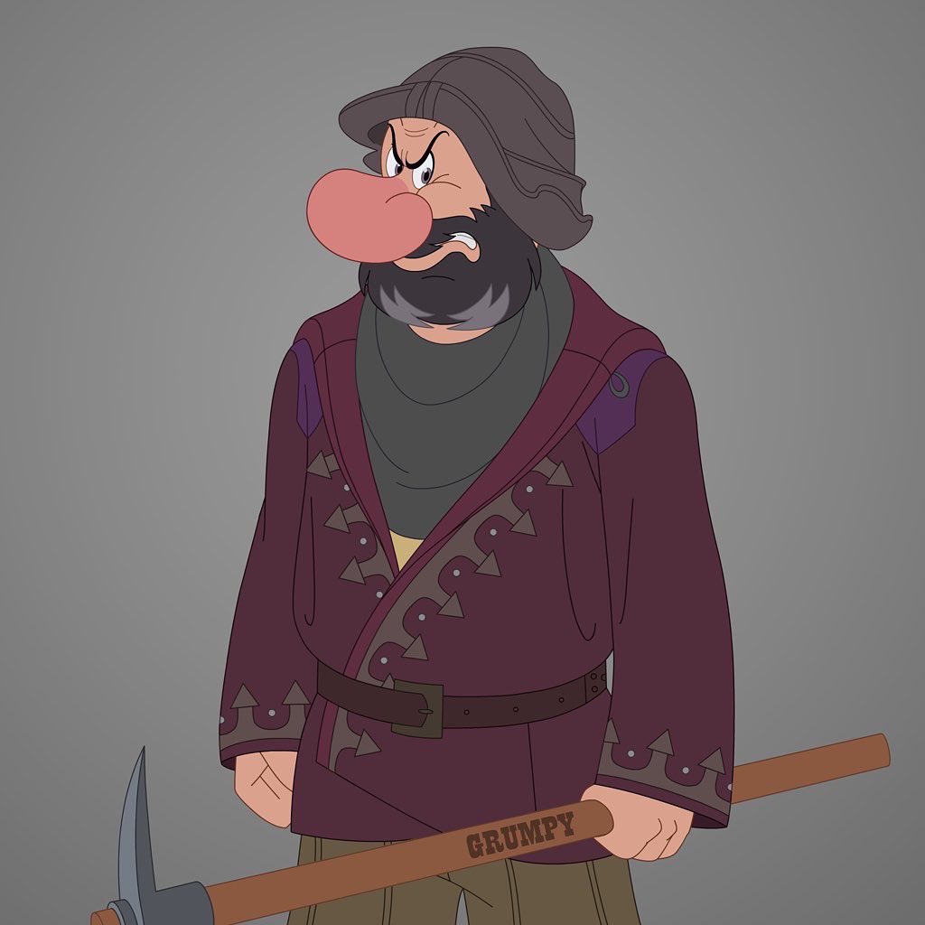 Grumpy Disney Characters