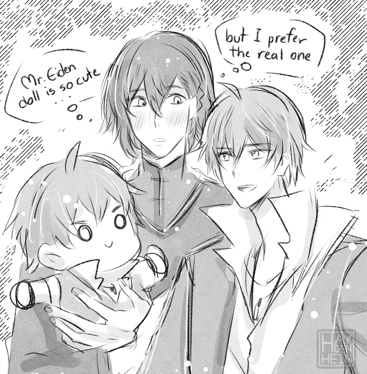 「yakumo/eiden rkgk I love drawing topper as cute pet, yakumo」HAYDENHEINの漫画