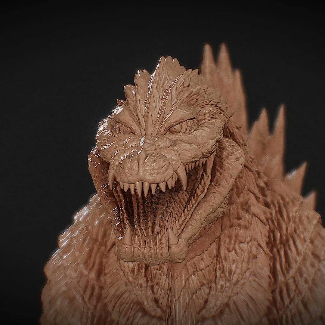 Godzilla 2022 Face