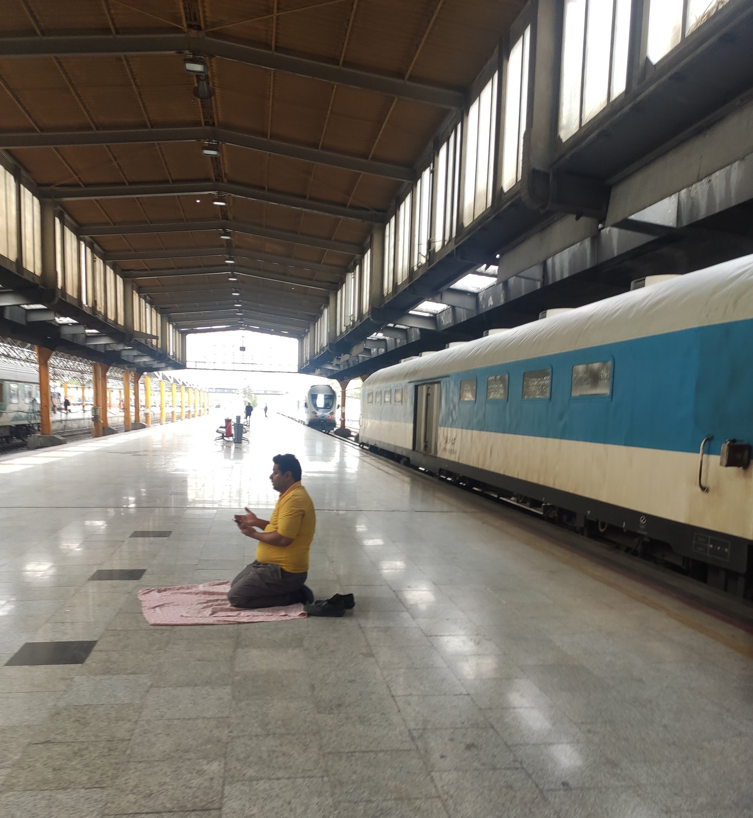 Railway Station Scene