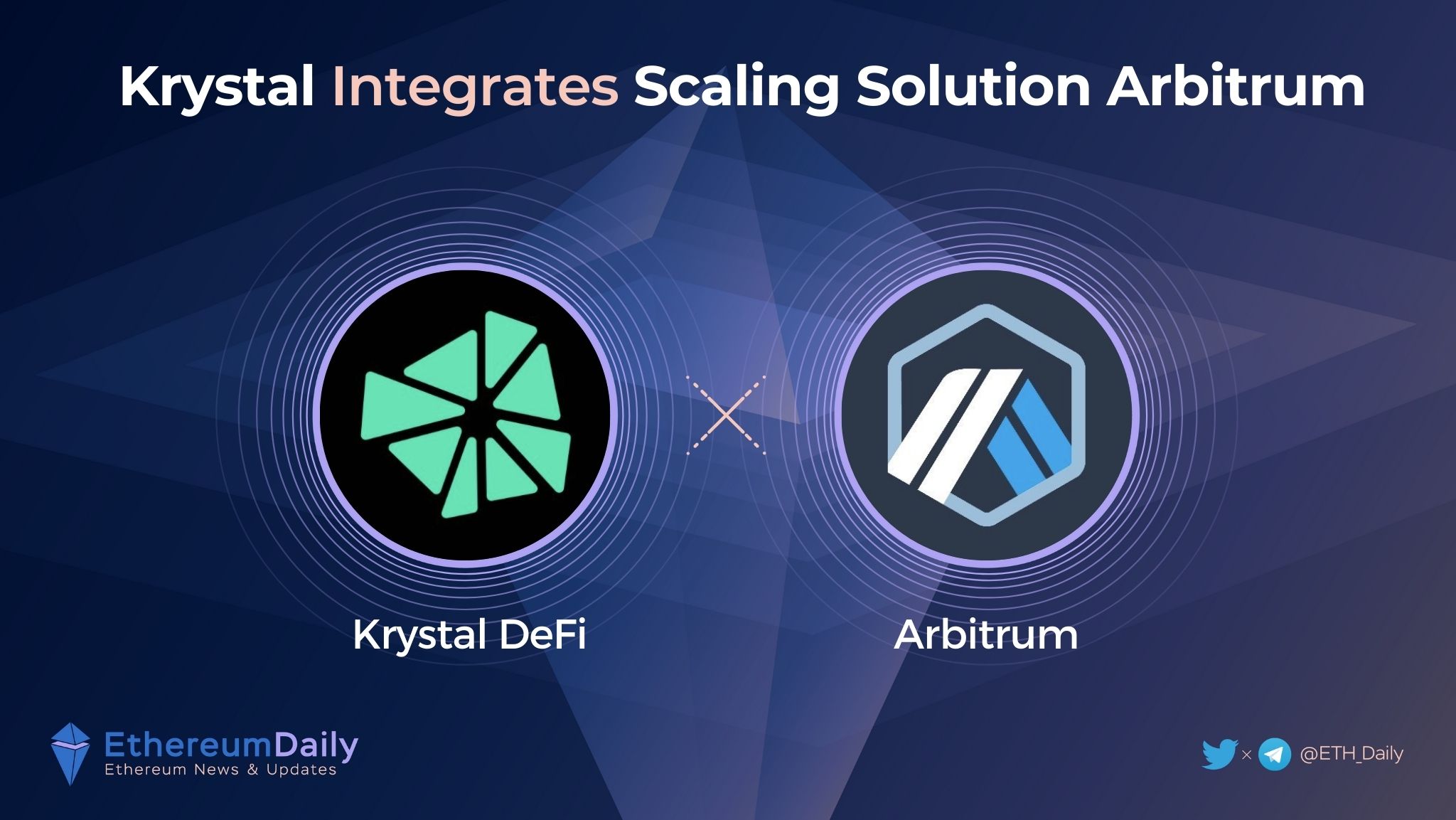 Ethereum Daily on Twitter: "⚡ @KrystalDefi has integrated the @Arbitrum network with their ...