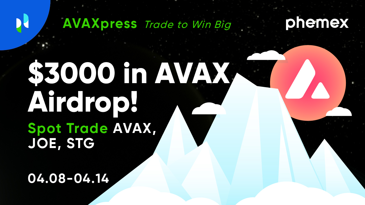 Phemex on Twitter: "📢 Ride the AVAXpress to the moon! 🚀 👉 Spot trade our new Avalanche ecosystem ...