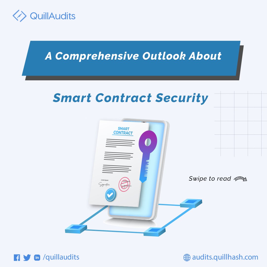 QuillAudits on Twitter: "Here comes an exciting write-up that briefs about Smart contracts and ...