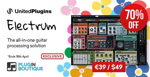 Plugin Deals on Twitter: "United Plugins Electrum Spring Sale (Exclusive) - 71% Off 👍 https://t ...