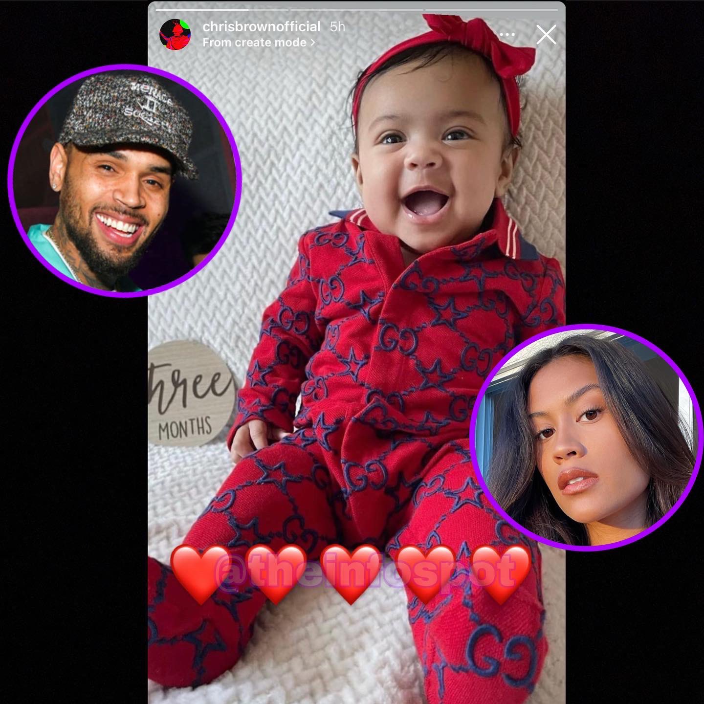 Chris Brown Baby Girl Chris Brown's Baby Love | Page Six