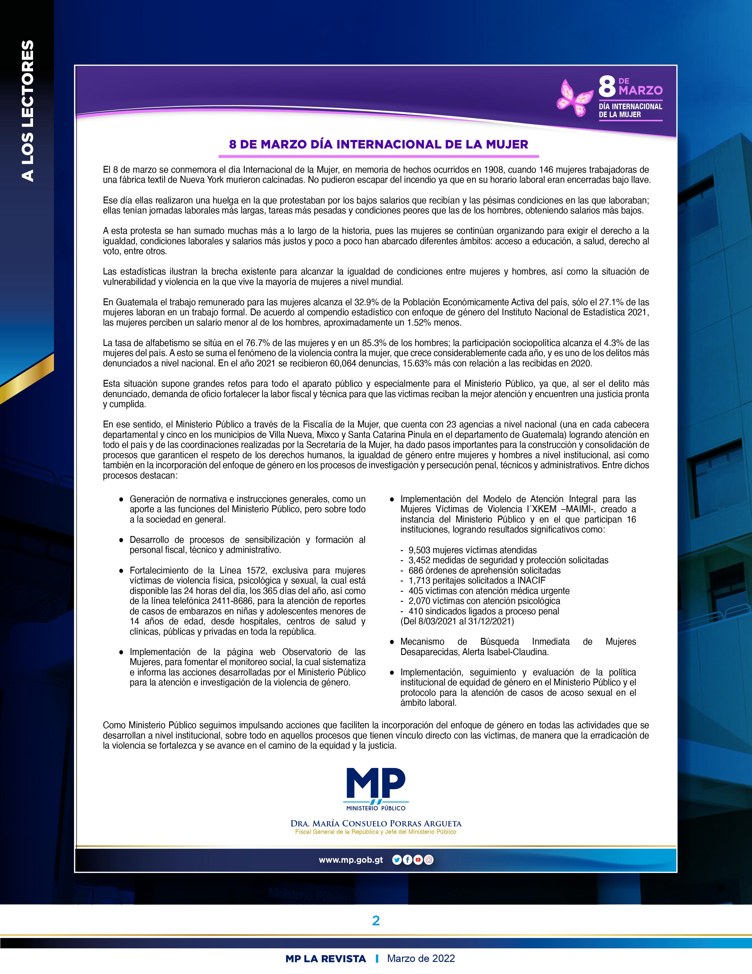 MP de Guatemala on Twitter: "#MPLaRevista ️ Noticias Destacadas 🔷Presentan avances en la lucha ...