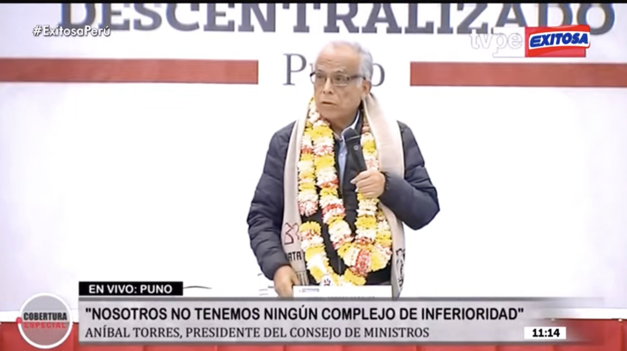 Exitosa Noticias On Twitter 🔵🔴 Ahora Aníbal Torres Pueblo Puneño