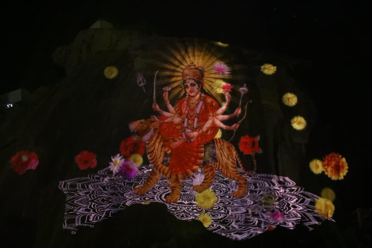 Gujarat CM opens India’s largest light & sound show at Ambaji Gabbar ...