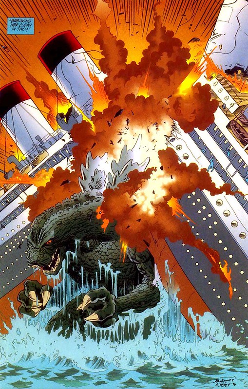 Godzilla Sinks Titanic