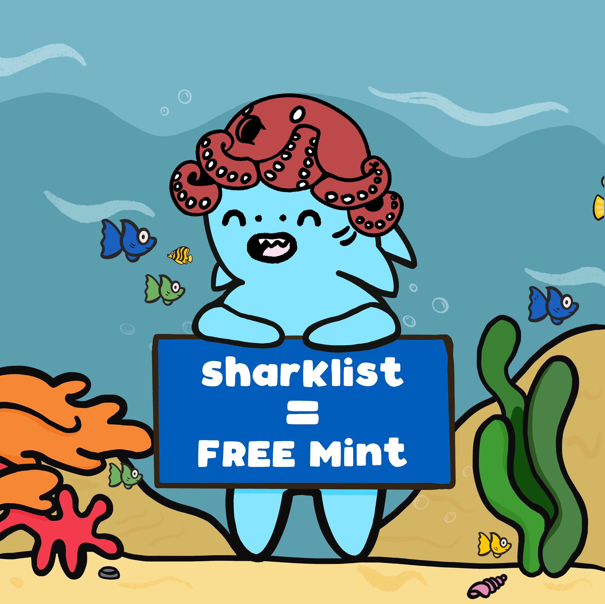 Digi Sharks on Twitter: "Digi Sharks Presale = FREE We believe in fairness, and a FREE mint for ...