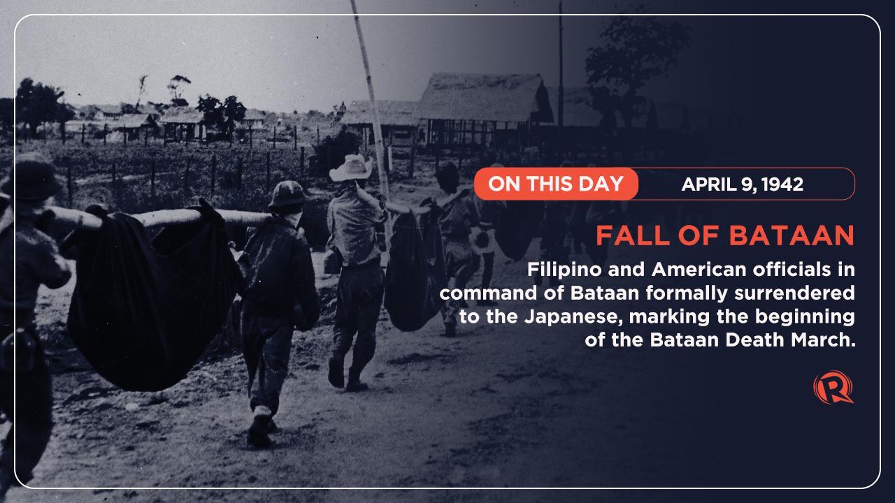 Rappler on Twitter: "#OnThisDay: Araw ng Kagitingan or Day of Valor marks the annual ...