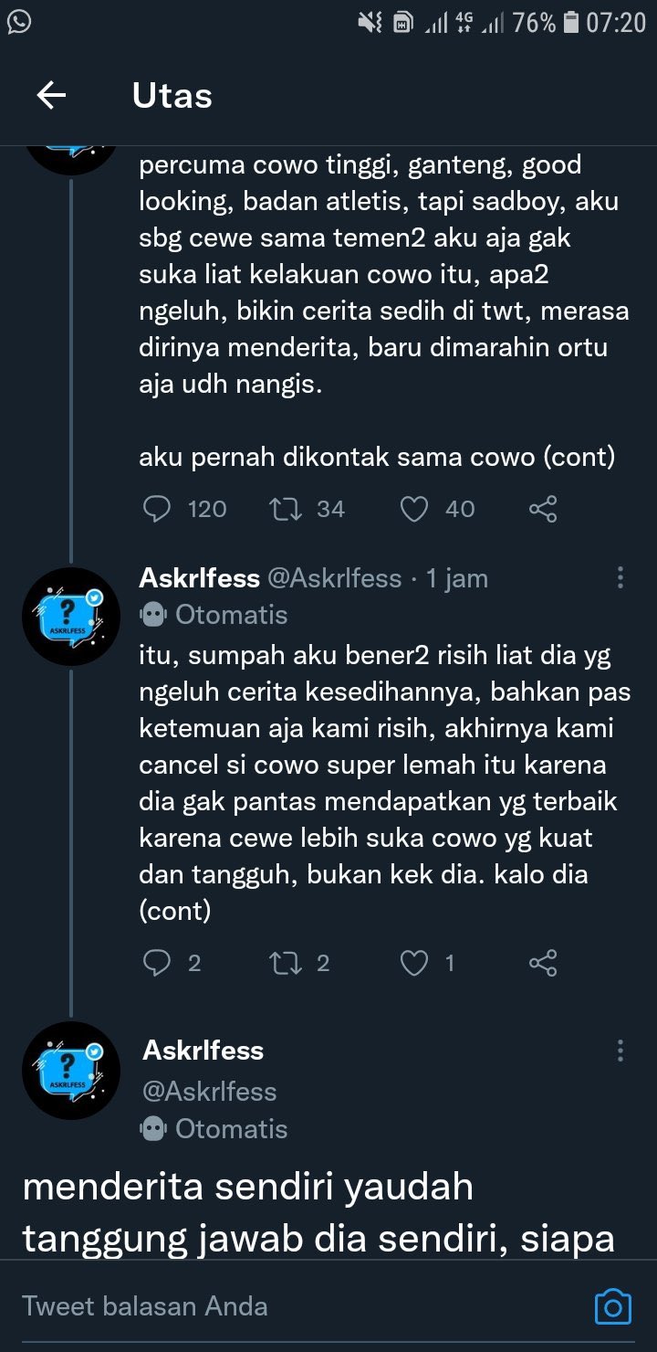 AREA JULID on Twitter: "Dis! 🙂 masa cowo gaboleh mengekspresikan kesedihannya sih https://t.co ...