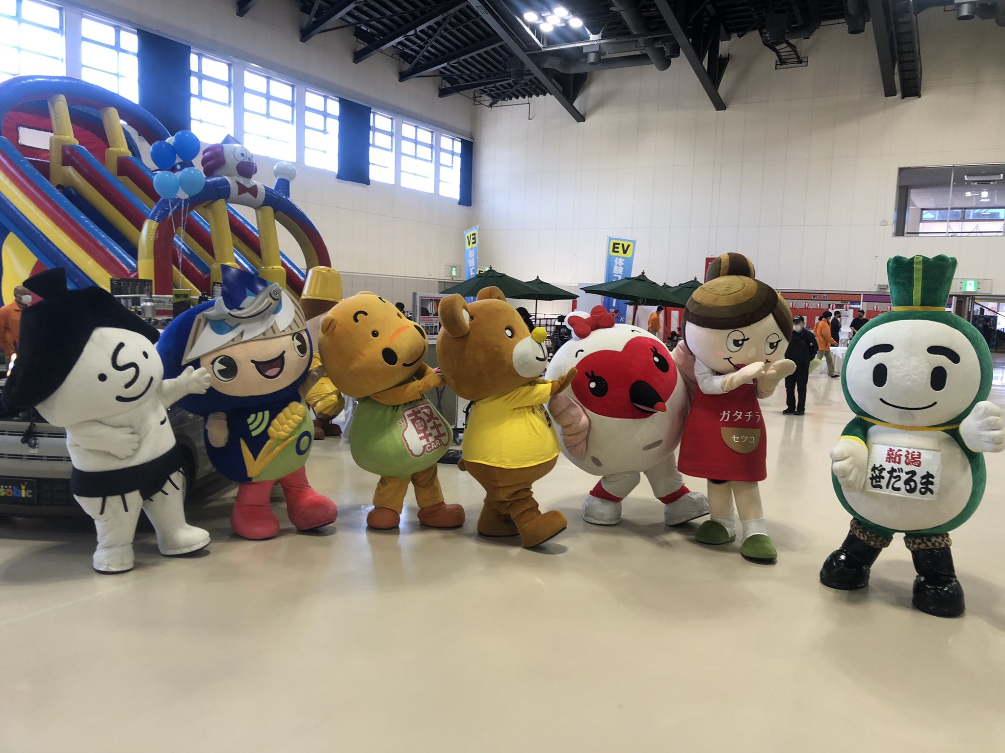 Gatachira（ガタチラ） on Twitter: "みんなでKポーズ〜！ #ガタチラ #にいがた軽まつり #セツコ #ゆるキャラ https://t.co/lNCiFAt3NJ ...