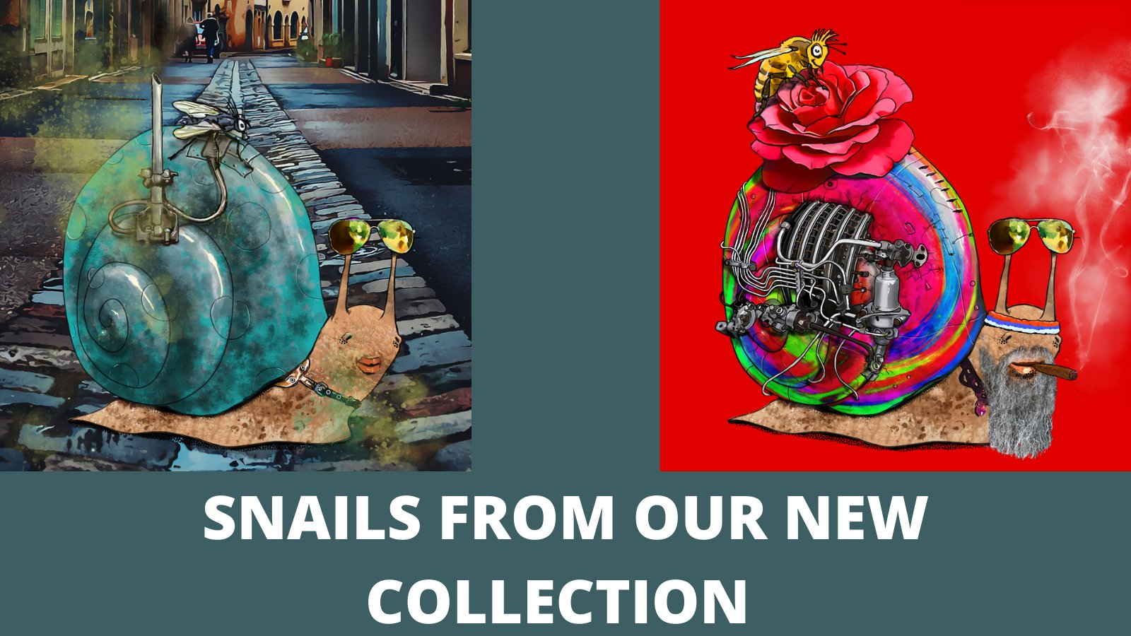 Gefion-MS on Twitter: "Some sneak peaks from our Snail Tales - NFT collection https://t.co ...