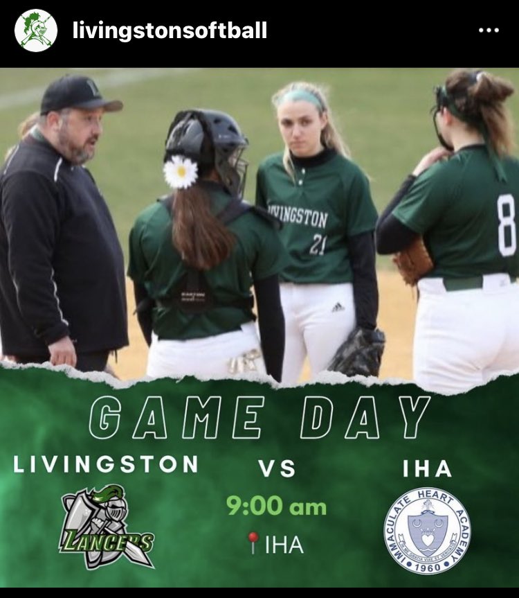Livingston HS Varsity Softball on Twitter: "@SoftballLivHS vs @ihasoftballnj https://t.co ...