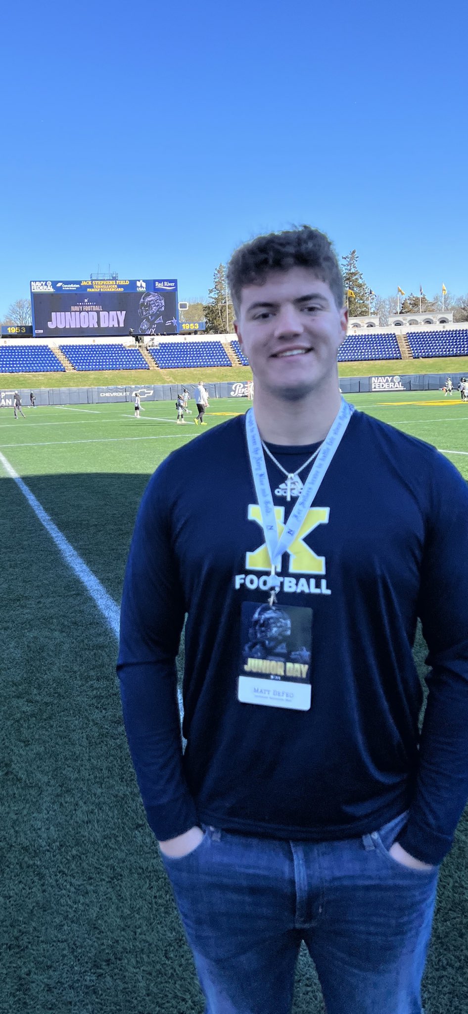 Matthew DeFeo on Twitter: "📍@NavyFB @NavyFBrecruit @JMacDonald_Navy @XBHS_Football ...