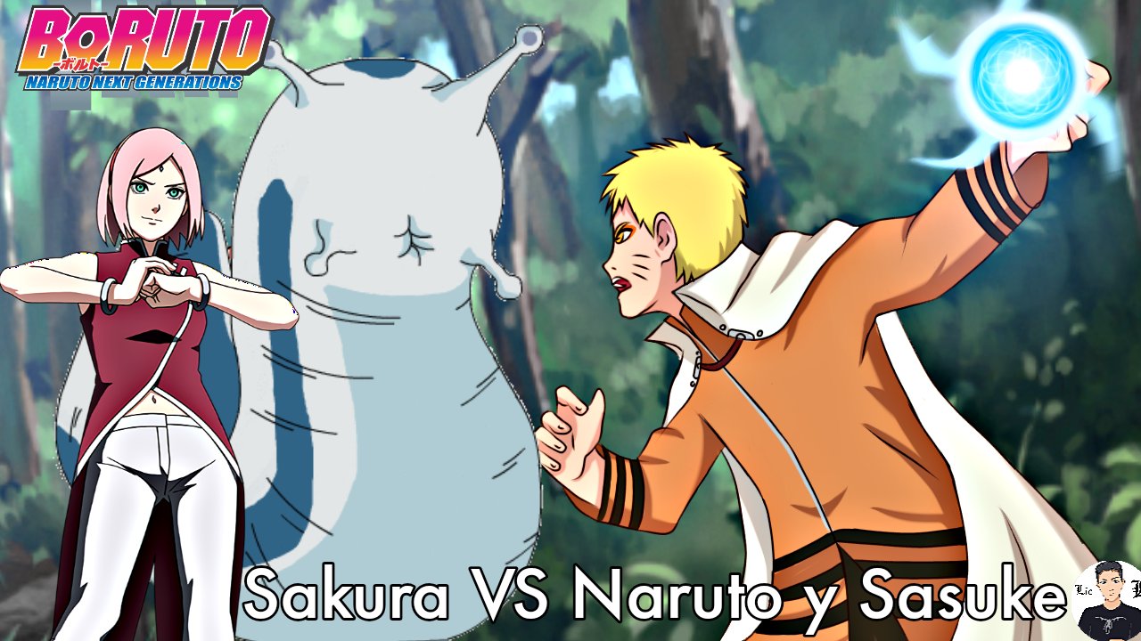 Sakura Fighting Sasuke