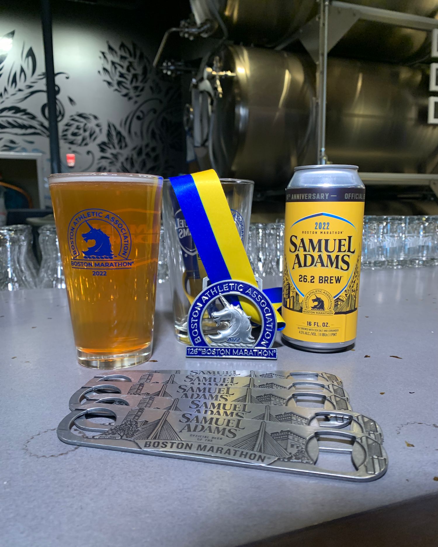 Samuel Adams Beer Glass
