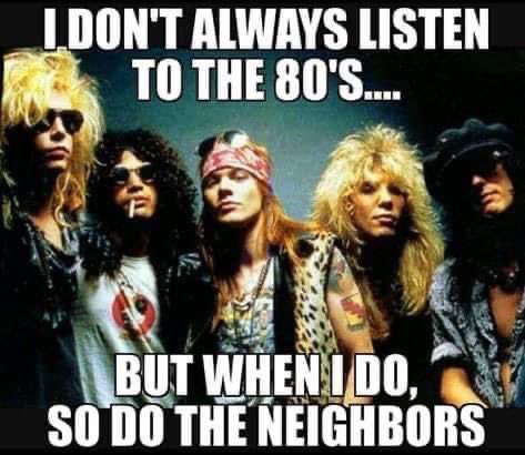 80s Music Meme