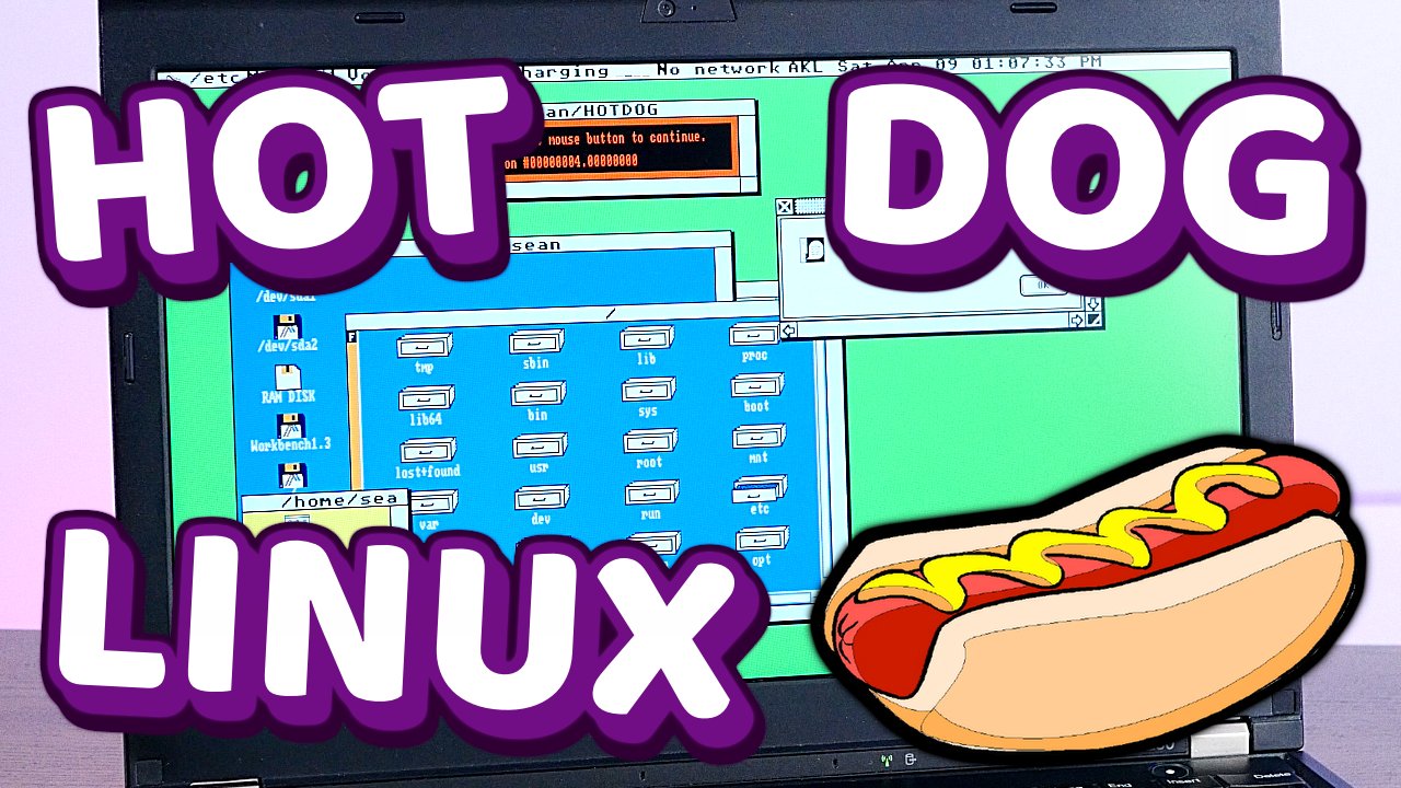 Action Retro 🇺🇦 on Twitter: "HOT DOG Linux is a retro computing fever dream built on Slackware ...