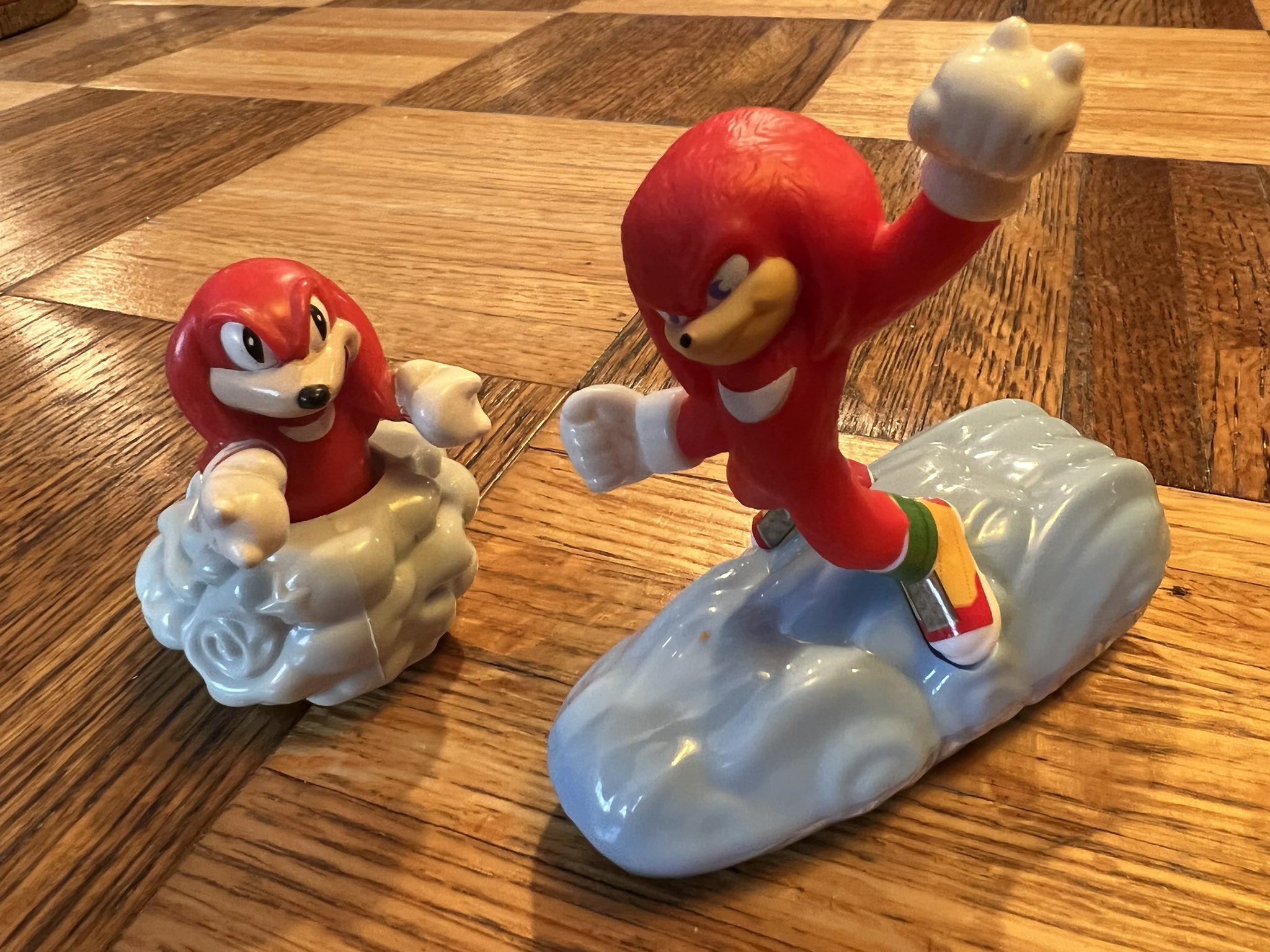 Knuckles 1993 Sega Sonic The Hedgehog McDonalds Happy Meal Toy ...